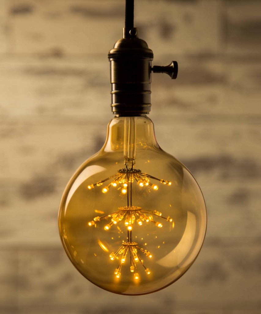 Globe Star LED Light Bulb Extra Large 3W E27 Long Life A+ Globe Star LED Light Bulb Extra Large 3W E27 Long Life A+