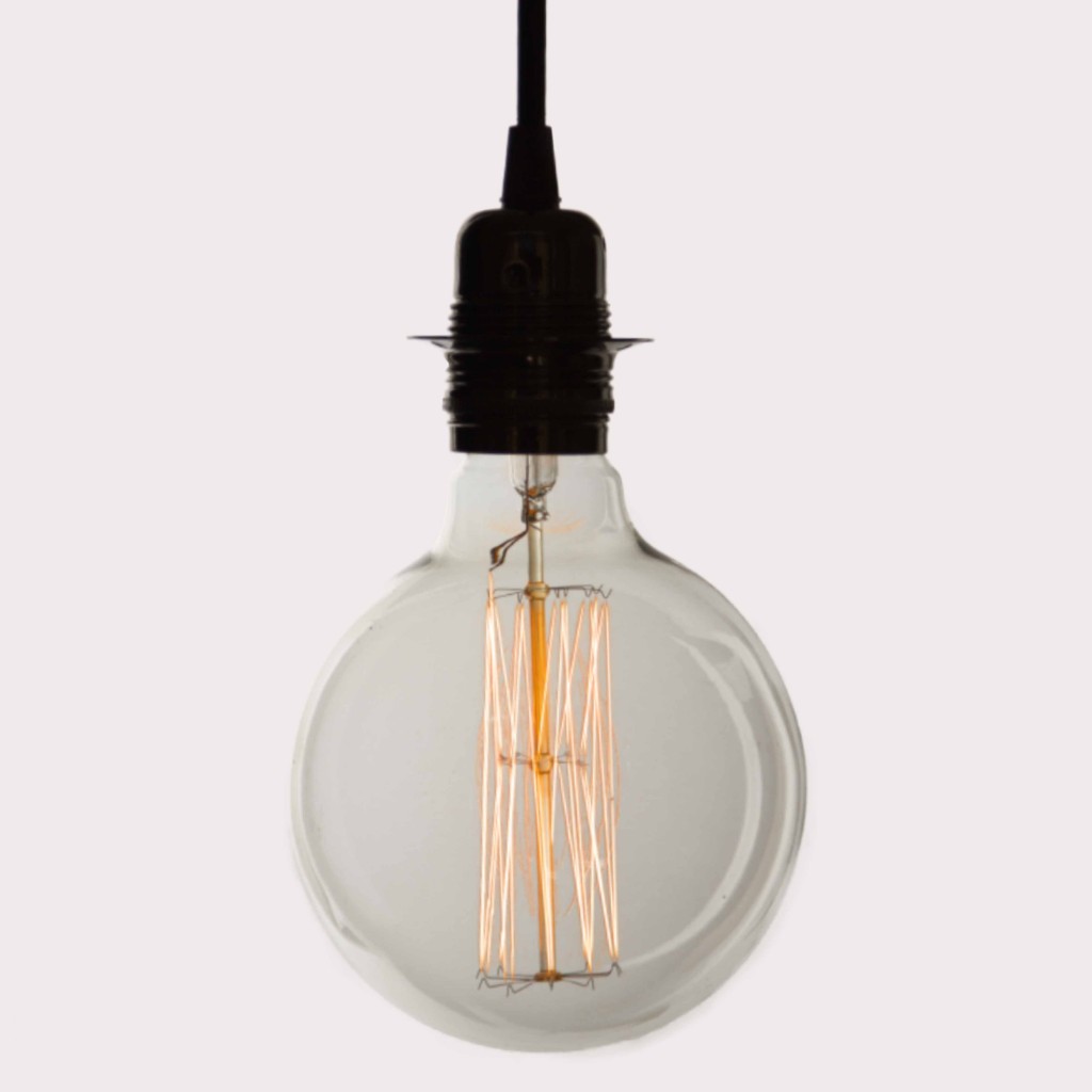 Edison Globe Squirrel Cage Extra Large Filament Light Bulb 40W Edison Globe Squirrel Cage Extra Large Filament Light Bulb 40W