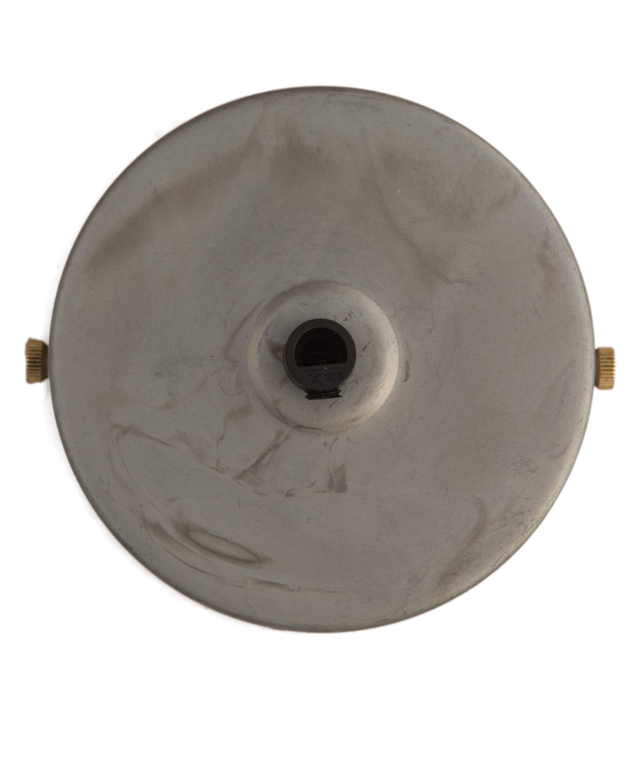Industrial Ceiling Rose Multi Outlet 1-9 Cable Holes Raw Steel