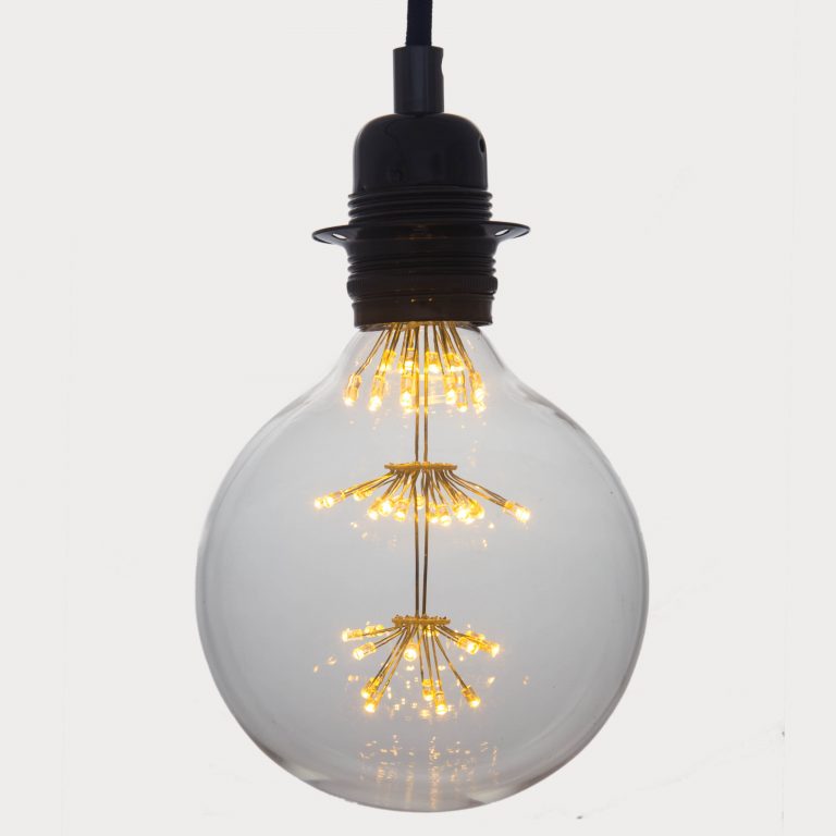 Decorative Extra Large Globe Star LED Light Bulb 3W E27 Long Life A++ Decorative Extra Large Globe Star LED Light Bulb 3W E27 Long Life A++