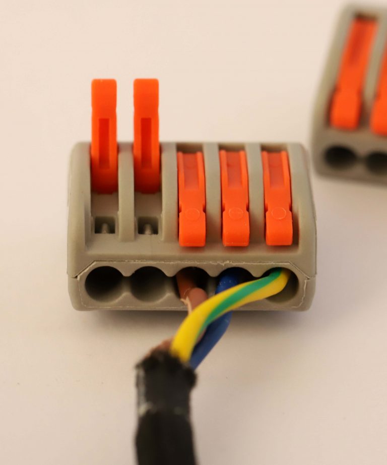 Terminal Block Electrical Connectors Conductor Wire Clamp - Vintage ...